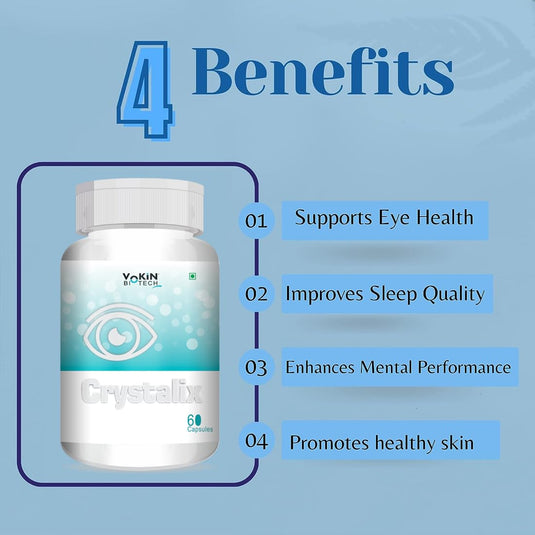 Vokin Biotech Crystalix Complete Eye Health Formula - 60 Capsules – Box2Buy