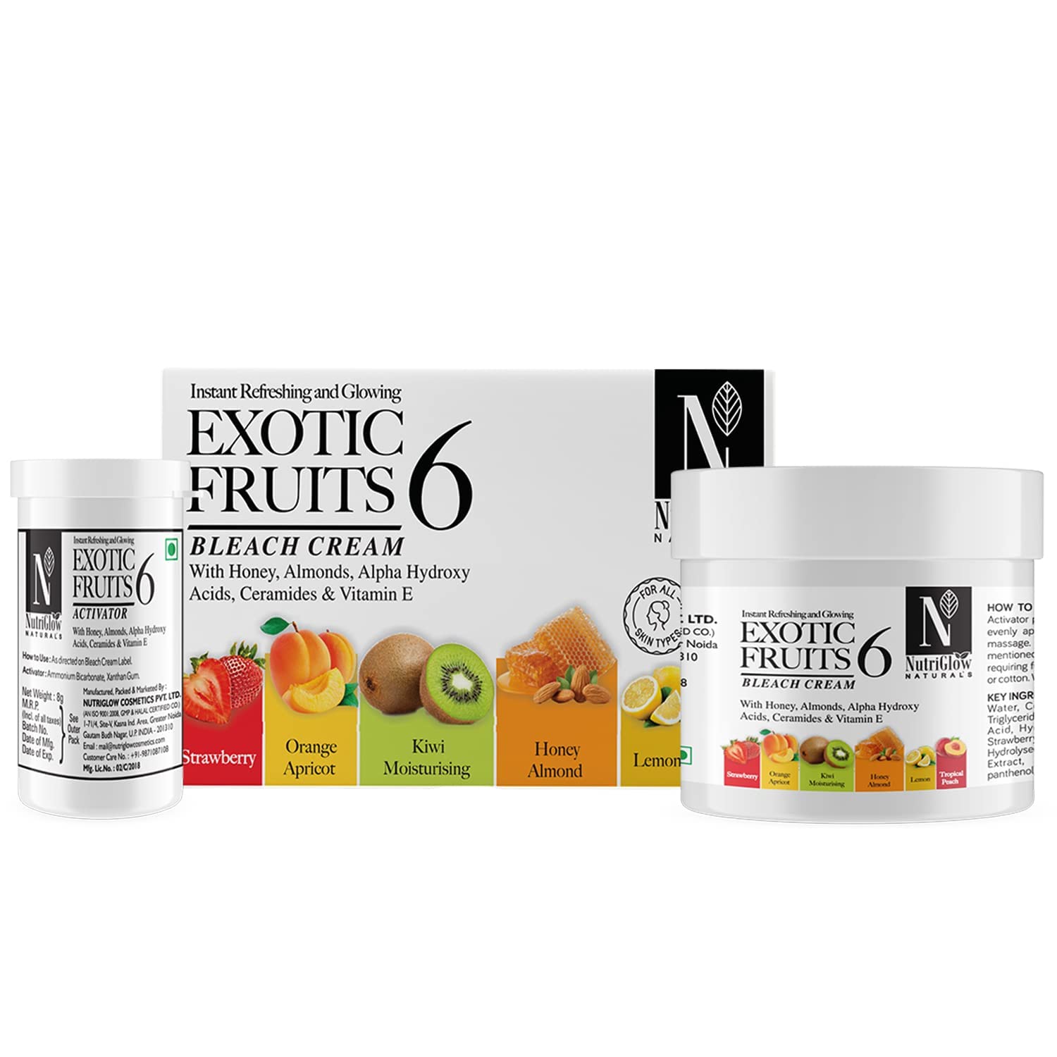 NutriGlow Natural’s Exotic Fruit Bleach Cream - 43 gms – Box2Buy