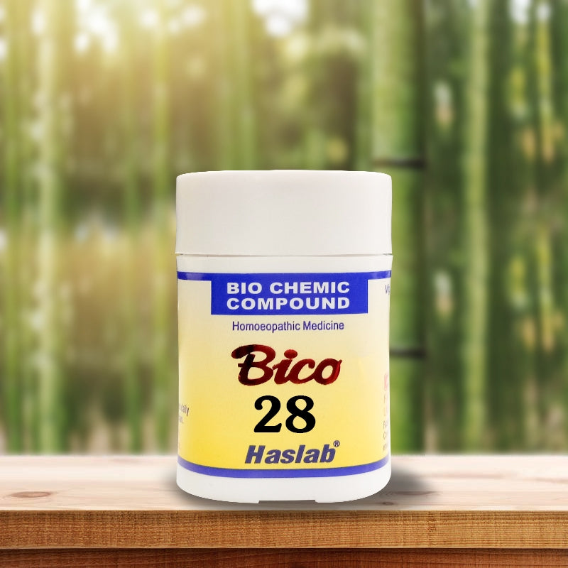 Haslab Homeopathy Bico 28 Biochemic Compound Tablets – Box2Buy
