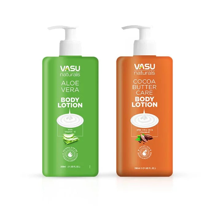 Vasu Naturals Aloe Vera & Cocoa Butter Body Lotion Kit - 700 ml – Box2Buy