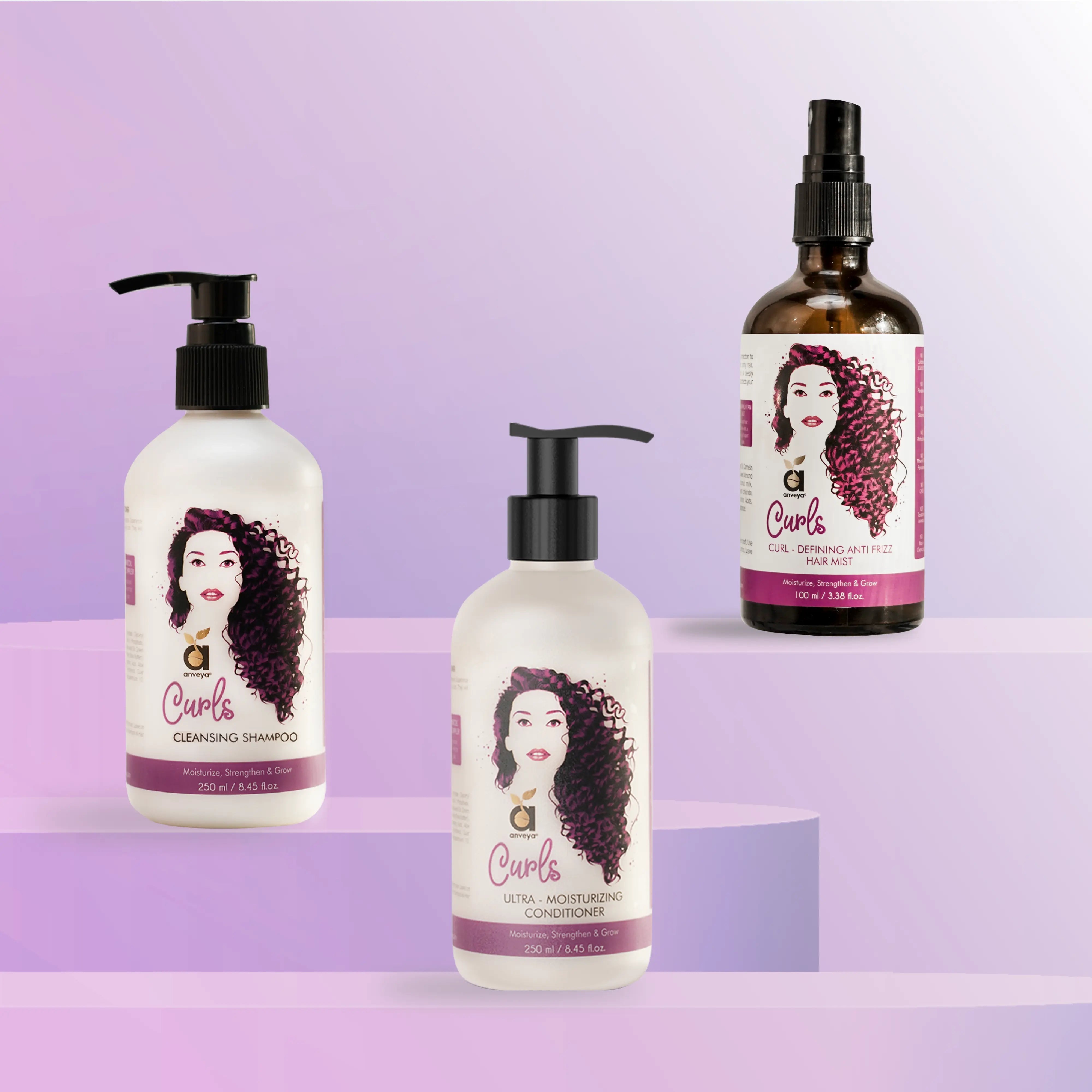 Anveya Curls Hair Care Combo – Box2Buy